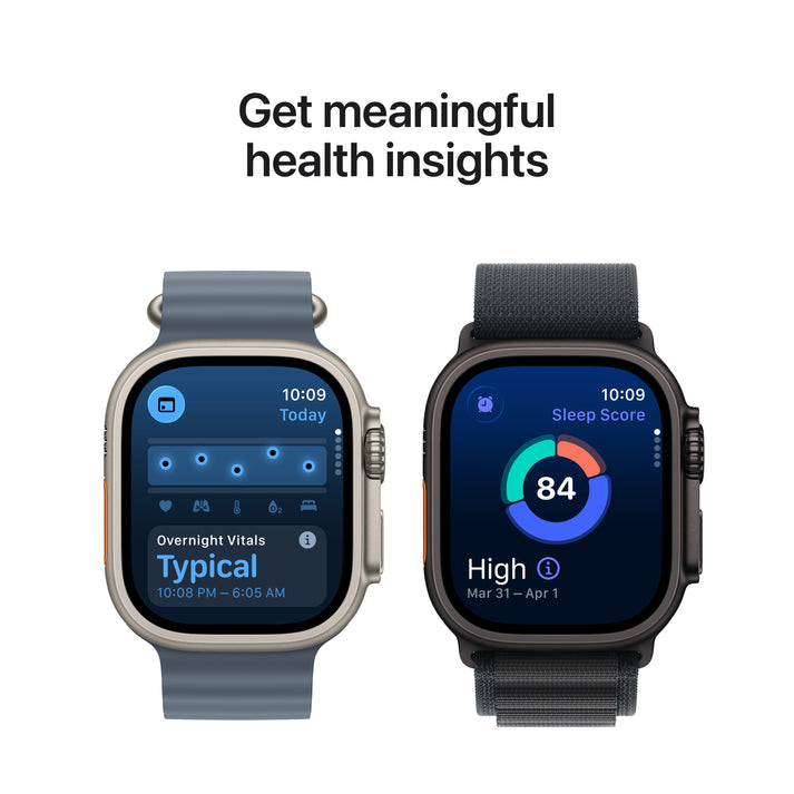Apple Watch Ultra 3 GPS + Cellular 49mm Black Titanium Case with Black