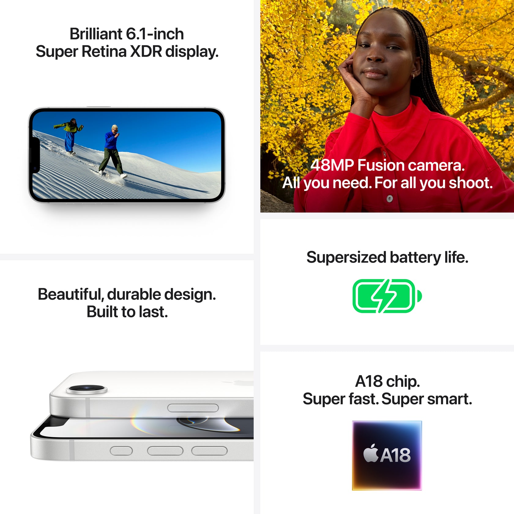 iPhone 16e 128GB White